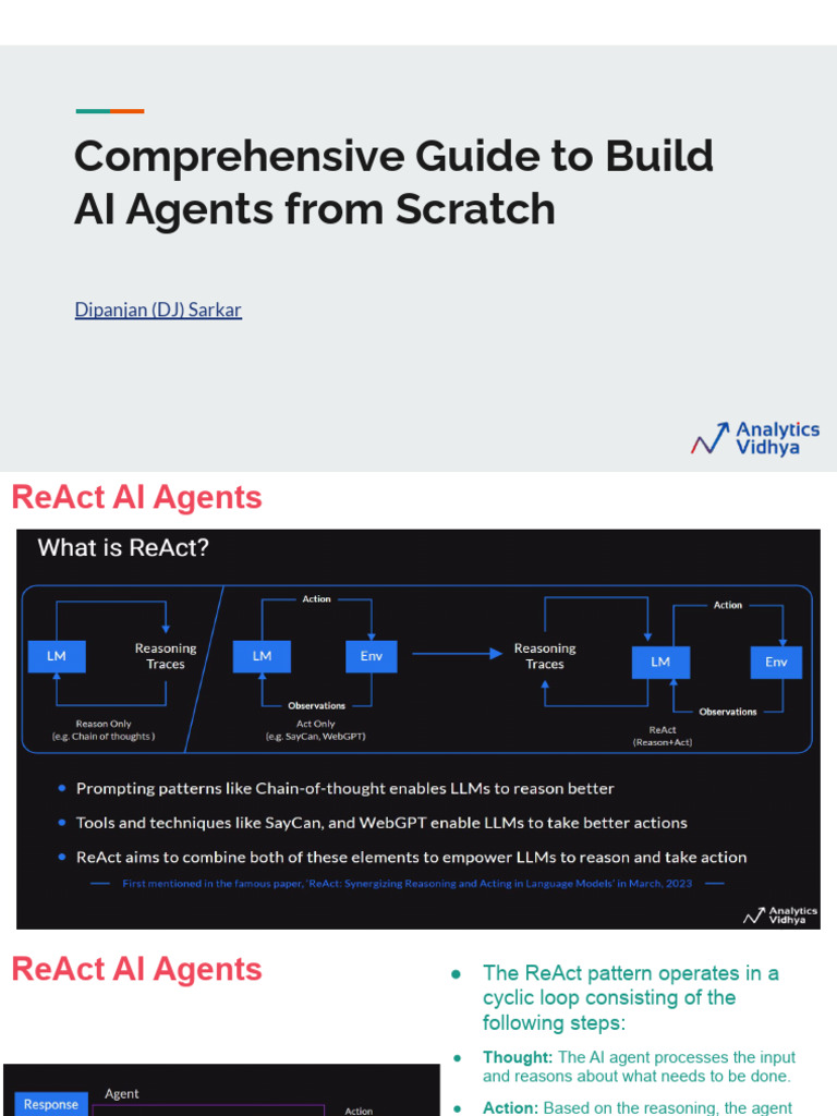 Guide To Building AI Agents From Scratch | PDF | Artificial ...