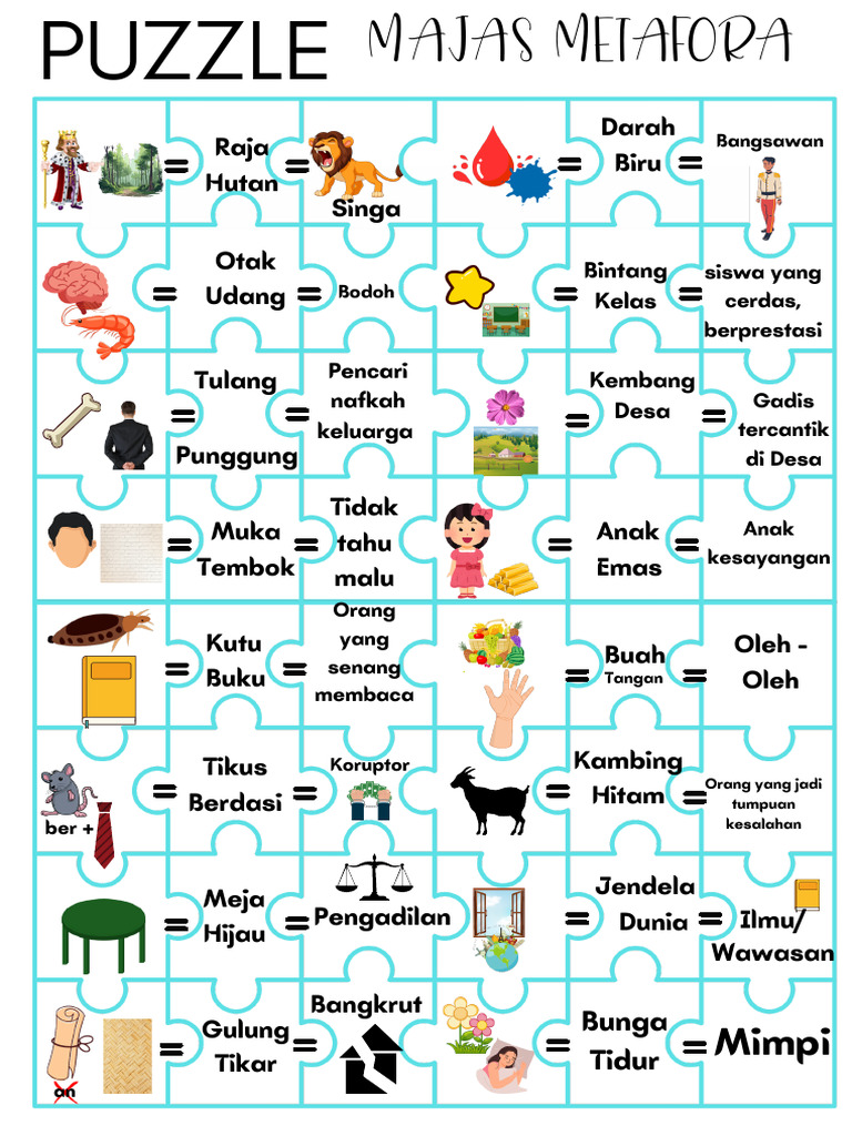 Puzzle Majas Metafora PDF | PDF