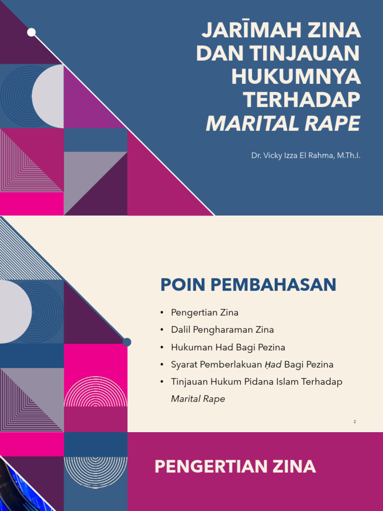 Hukum Zina dan Marital Rape | PDF