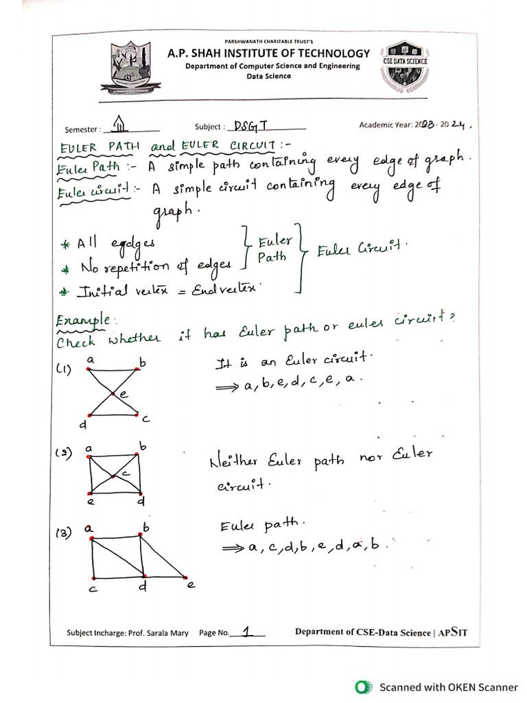 Euler Path | PDF