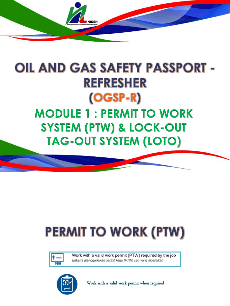 BI M1 Permit To Work System (PTW) and Lock-Out Tag-Out System (LOTO ...