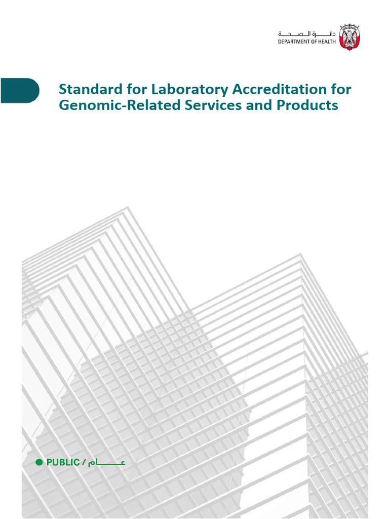 Genomic Lab Accreditation Guide | PDF | Clinical Trial | Verification And Validation