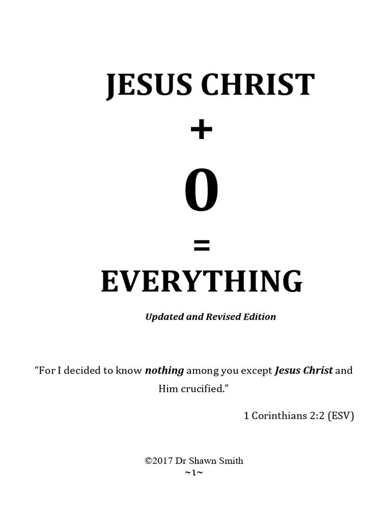 Jesus Christ Plus Nothing Equals Everything English | PDF | Jesus | God ...