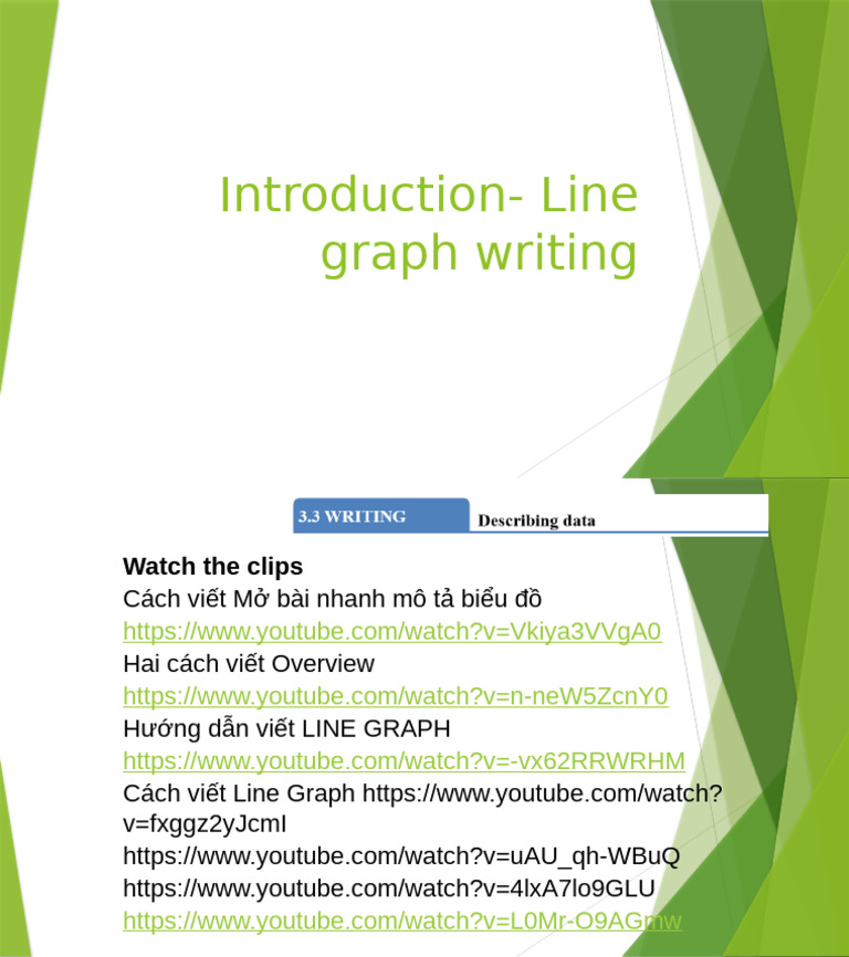 Unit 3 - Introduction - Line Graph Writing | PDF