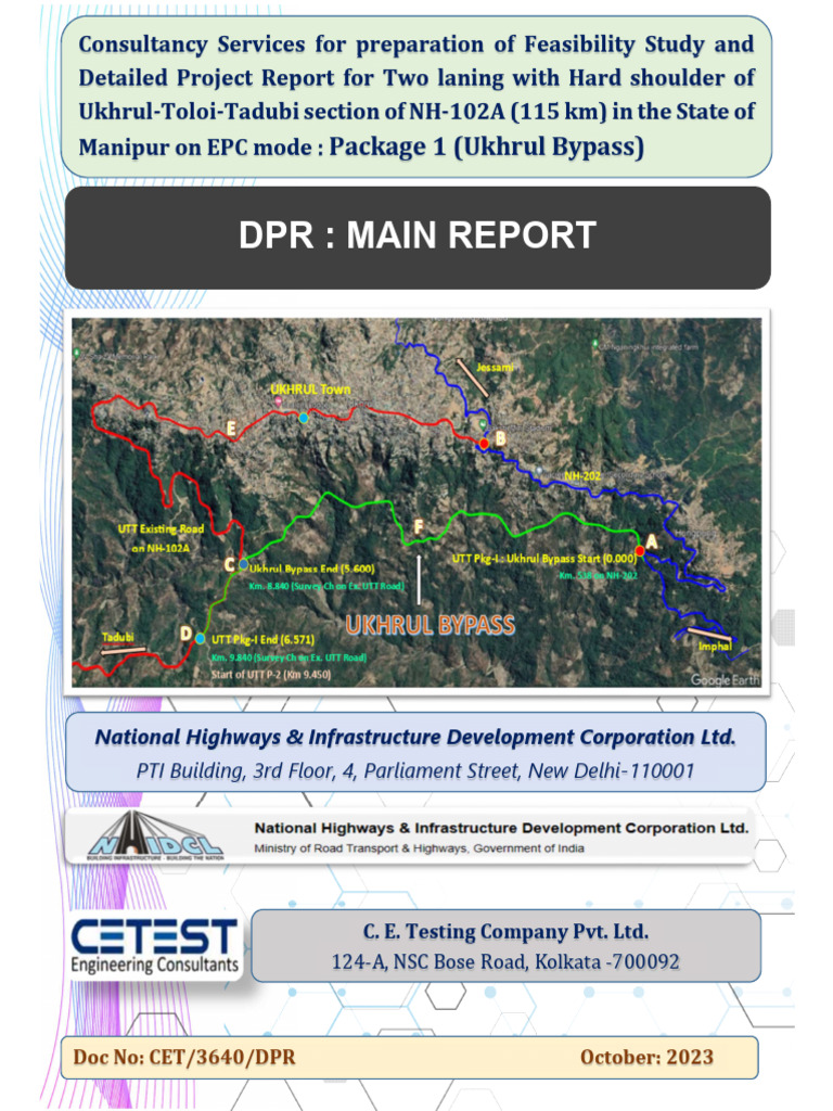 Main Report | PDF | Road