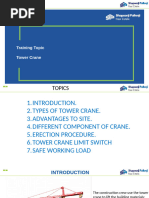 Erection Methodology of Tower Crane | PDF | Crane (Machine) | Manufactured Goods