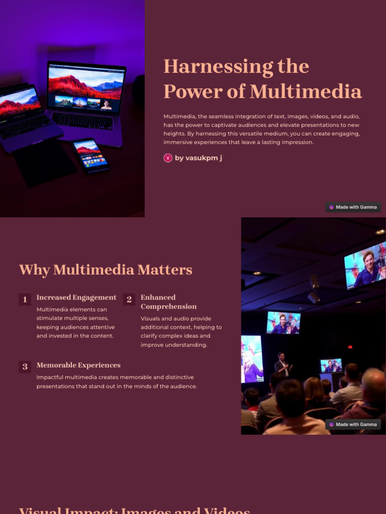 Harnessing The Power of Multimedia | PDF | Multimedia | Sound