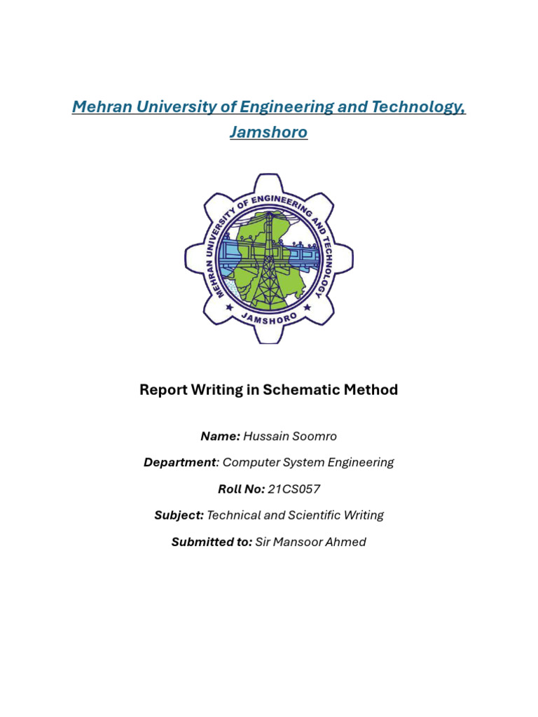Report Writing in Schematic Method | PDF | Mental Health | Stress (Biology)