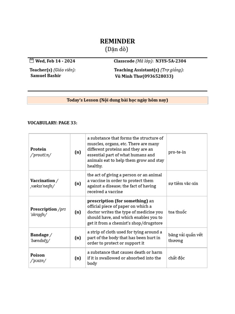 N3YS 5A 2304 Reminder 2 | PDF