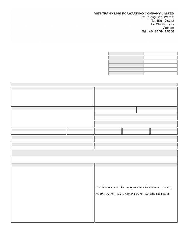 Booking Confirmation - S02042497 | PDF | Cargo | Shipping