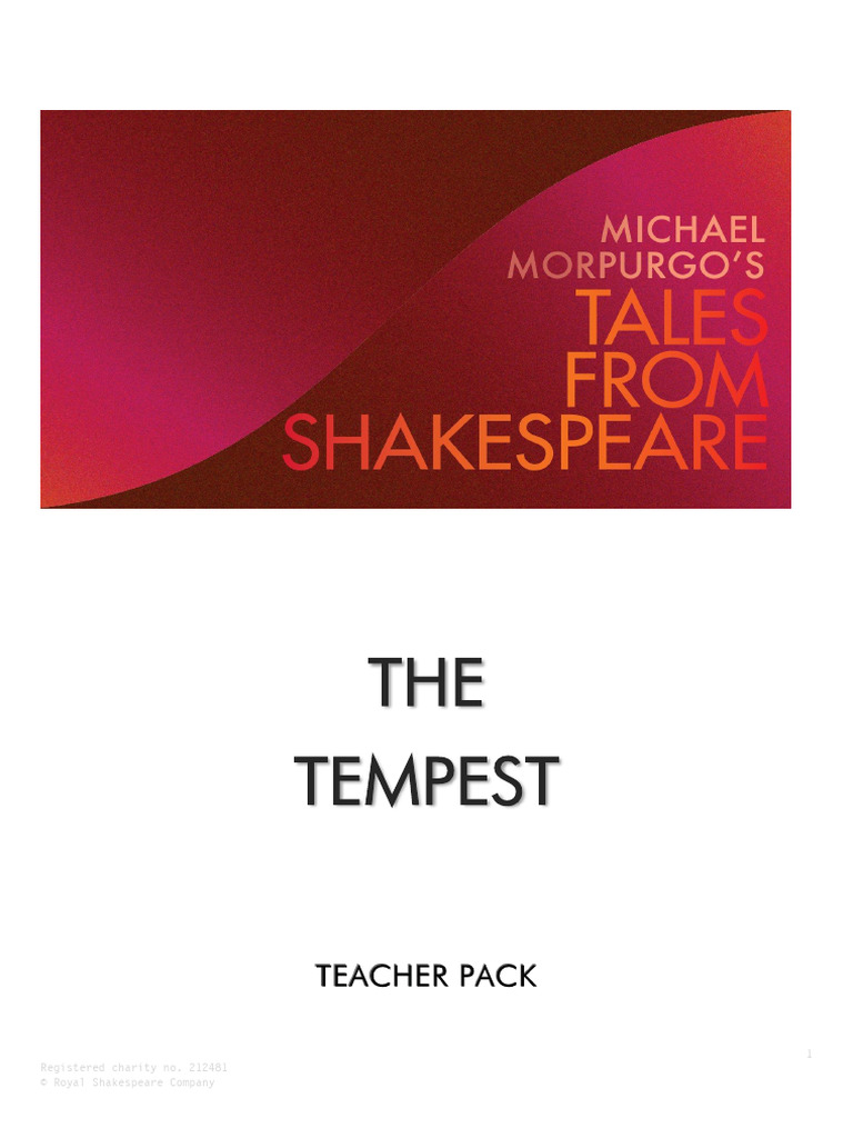 Writing Activities for The Tempest | PDF | The Tempest