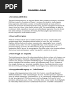 Old Major's Speech Analysis in Animal Farm | PDF | Rhetoric