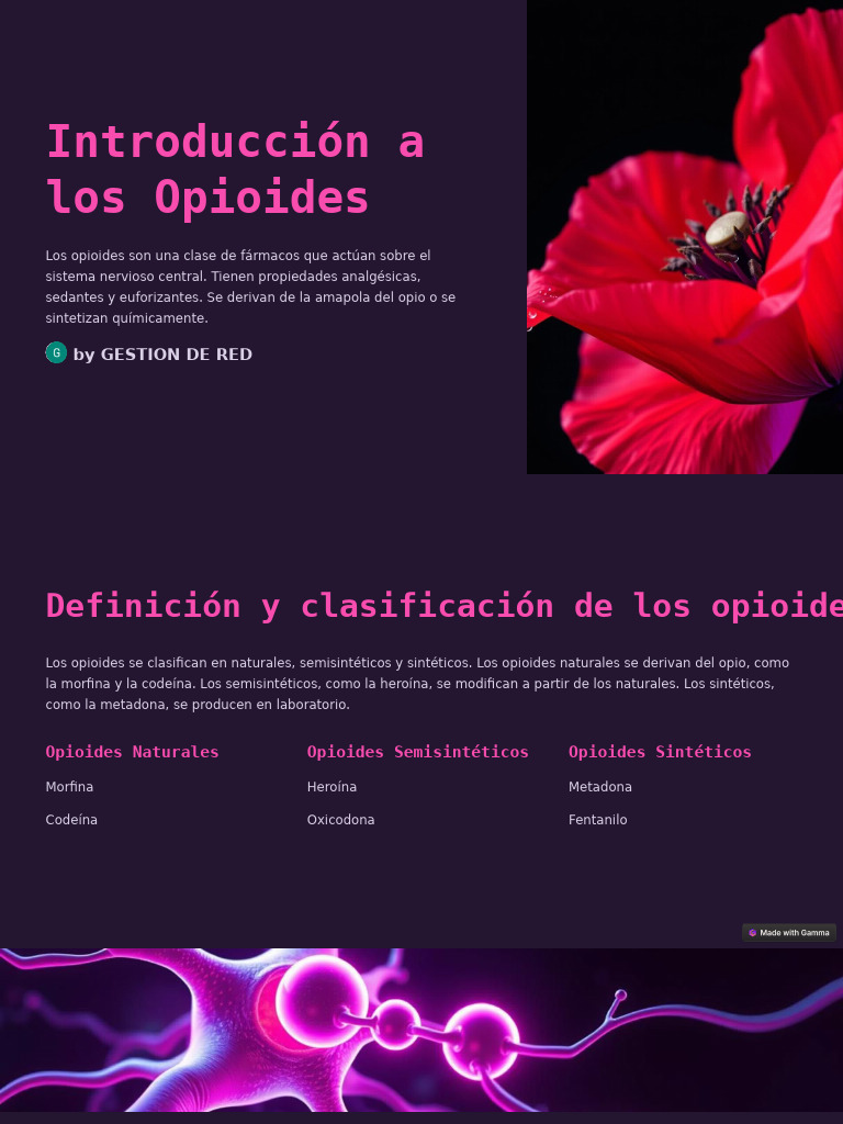 Introduccion A Los Opioides | PDF | Analgésico | Opioide