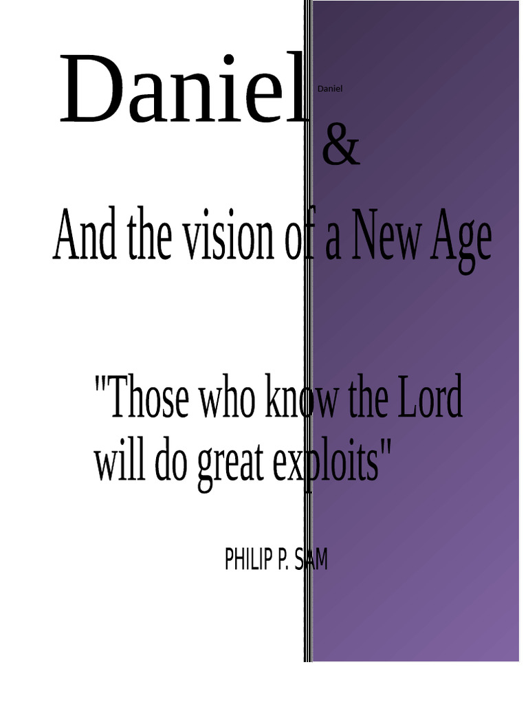 Book of Daniel | PDF | Apocalypse | Book Of Daniel