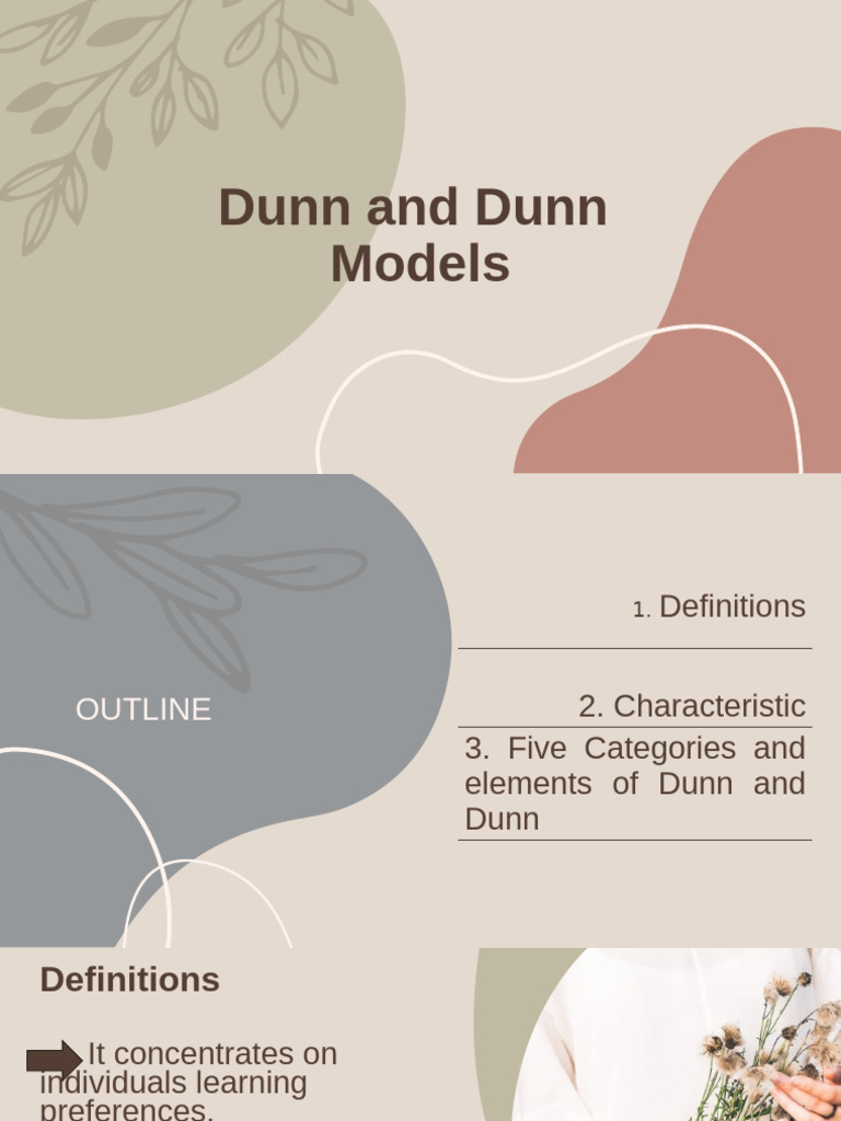 Dunn and Dunn and Felder-Silverman Learning Styles Model | PDF