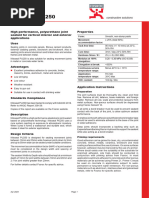 Flexseal PU425 - TDS - 7 | PDF | Concrete | Adhesive