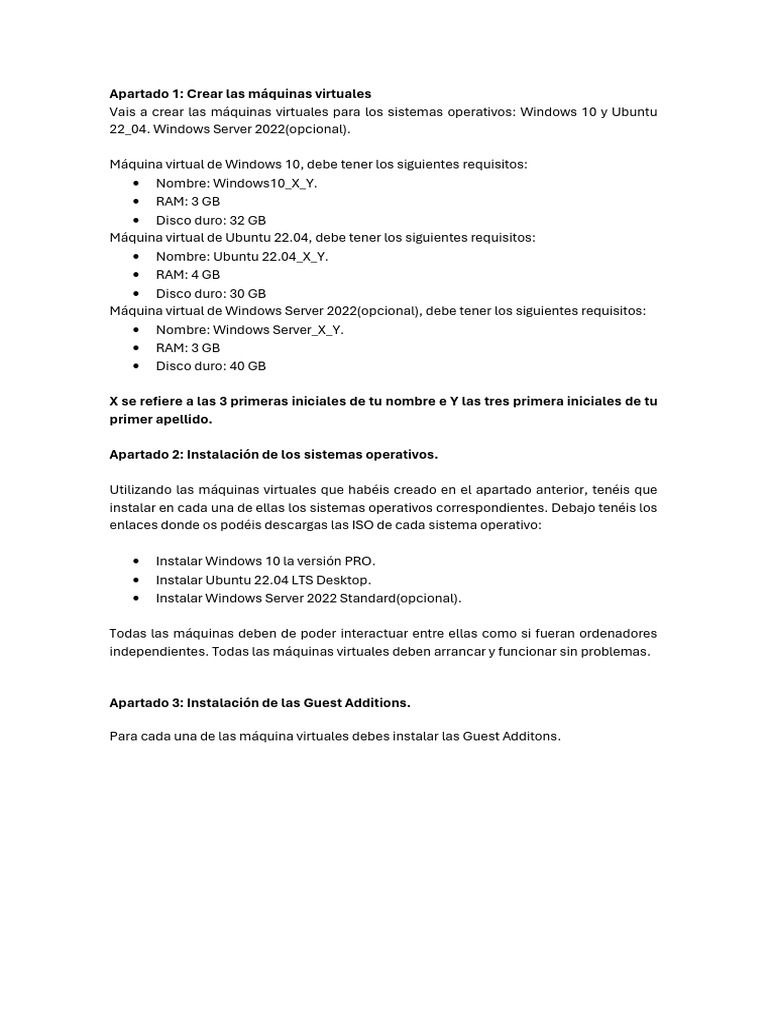 ISO Tarea01 2023-24 | PDF | Windows 10 | Microsoft Windows