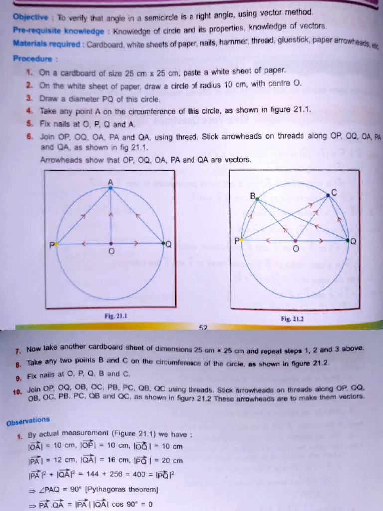 Activity-8 12th Practical Record Phy | PDF | Classical Geometry | Elementary Geometry