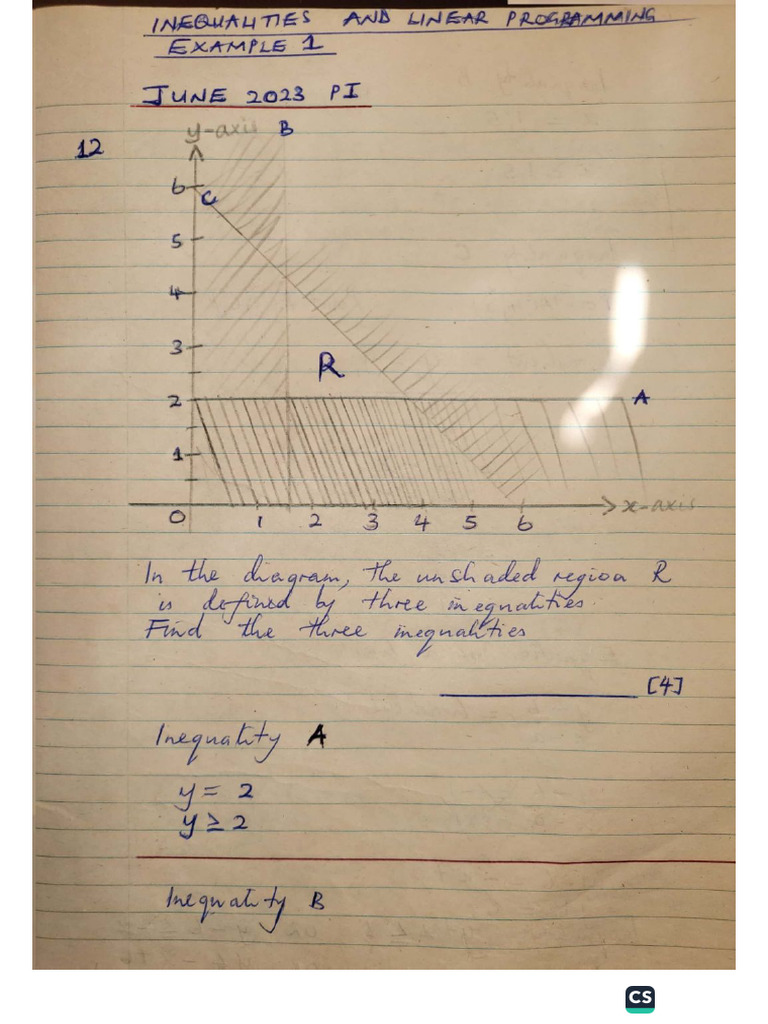 Linear Programming Notes (Sir Shadow) | PDF Linear Programming Notes (Sir Shadow) | PDF