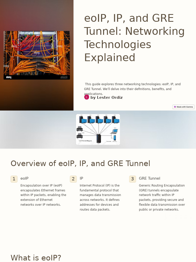 Eoip Ip And Gre Tunnel Networking Technologies Explained Pdf Computer Network Internet
