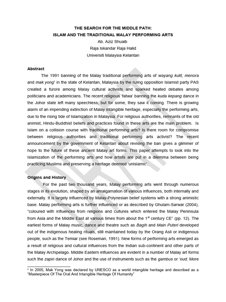 The Search For The Middle Path Islam and | PDF | History | Religion ...