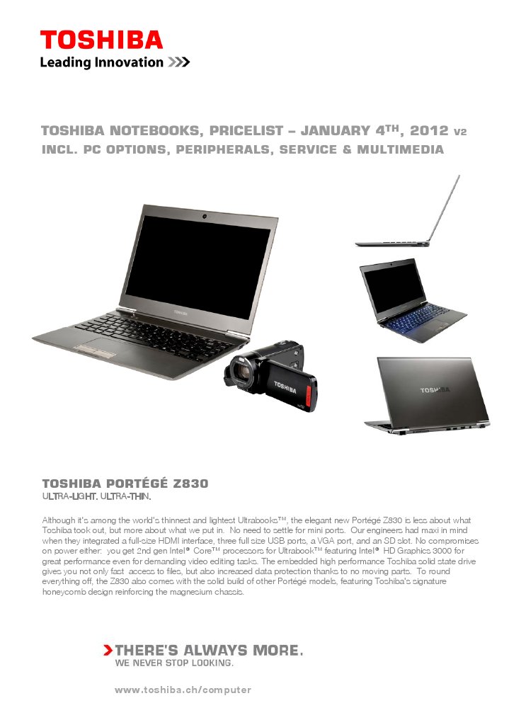 Toshiba Notebook PL Consumer | PDF | Laptop | Dvd