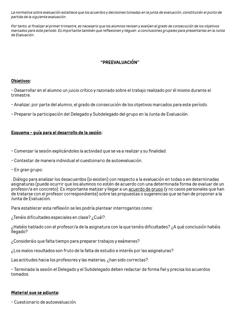 Preevaluación | PDF | Artes del Lenguaje y Comunicación | Relaciones ...