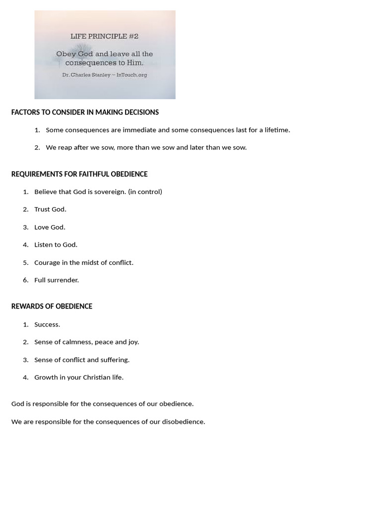 Life Principle 2 | PDF