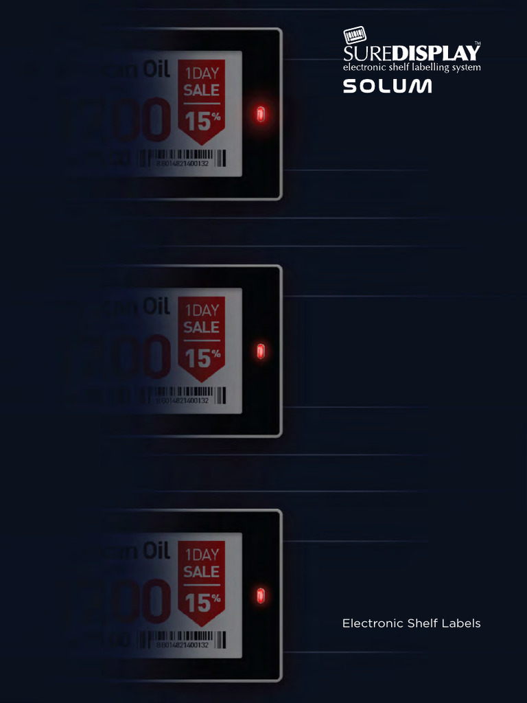 ESL Displays Brochure - Electronic Shelf Labels | PDF | Cloud Computing ...