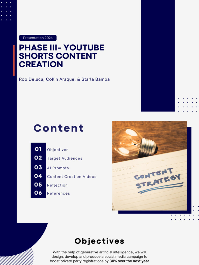 Phase III - Youtube Shorts Content Creation PDF | PDF | You Tube | Artificial Intelligence