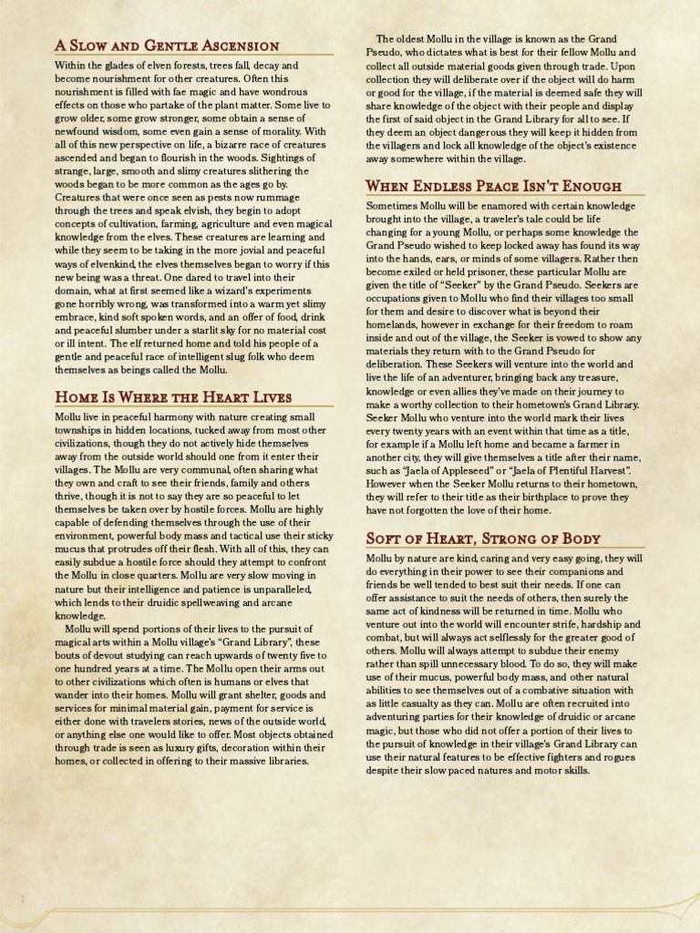 Sample | PDF | Elf (Dungeons & Dragons)