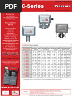 Beta Pressure Switch Overview | PDF | Switch | Pressure Measurement