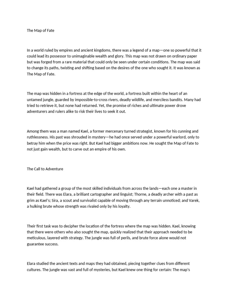 The Map of Fate | PDF