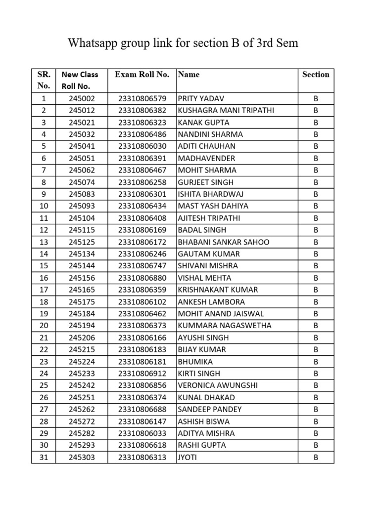 SecB LC1 3rd sem | PDF