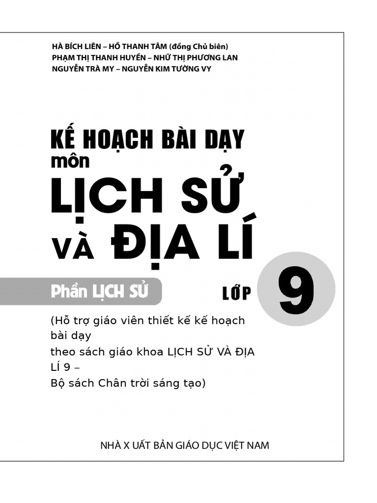 KHBD Lich Su Va Dia Li 9 - Phan Lich Su | PDF
