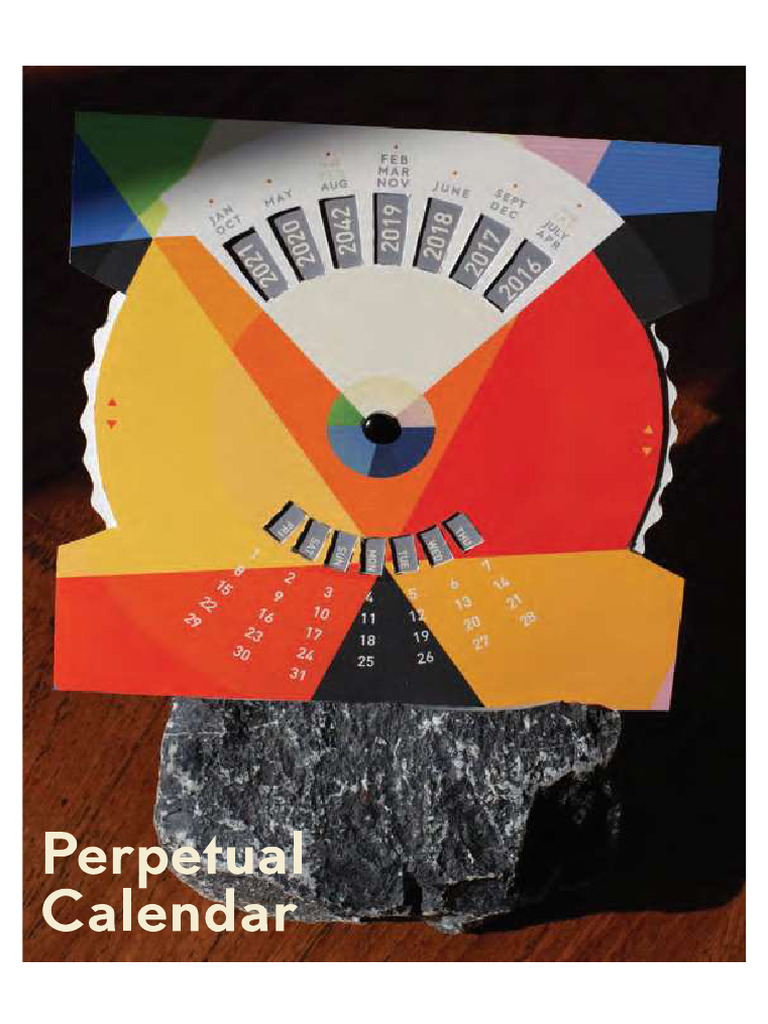 Class 5 sc001 Perpetual Calendar Craft | PDF