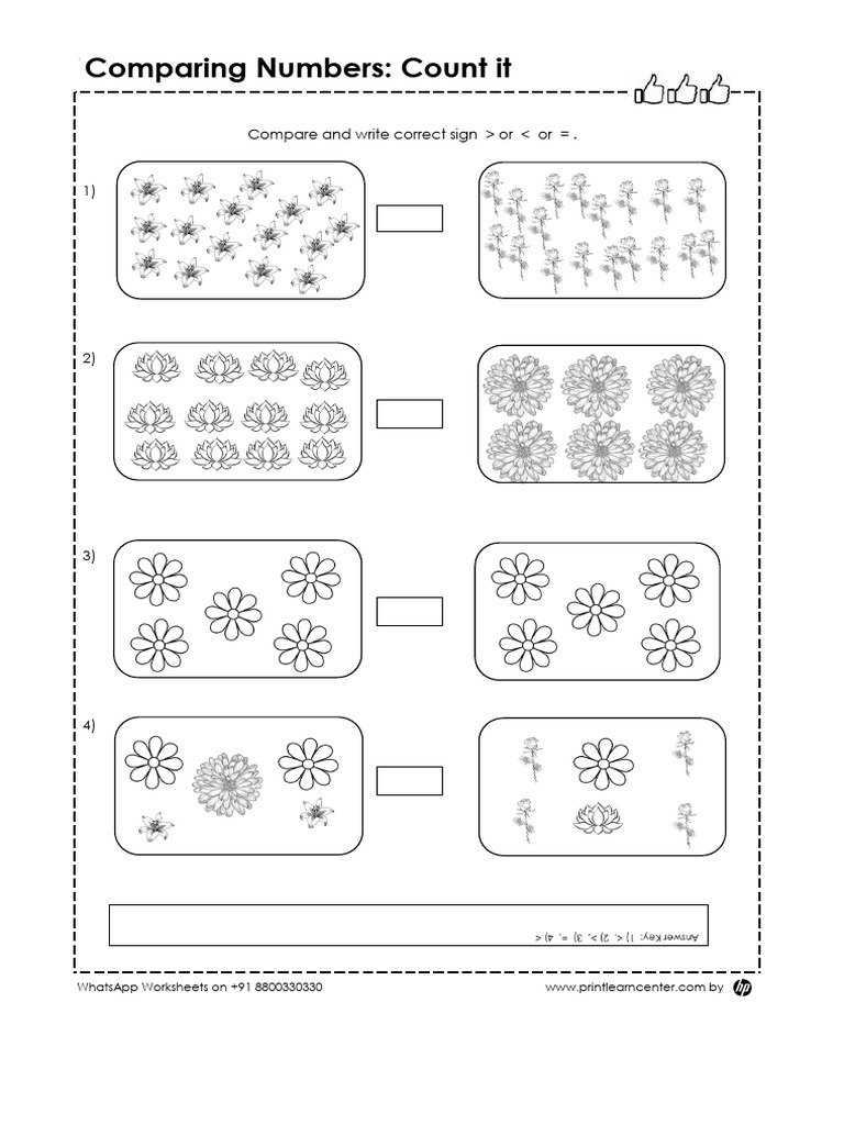 Class 02 Number Comparison | PDF
