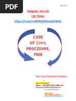 CPC - Important Topics, Sections and Orders | PDF | Lawsuit | Judgment (Law)