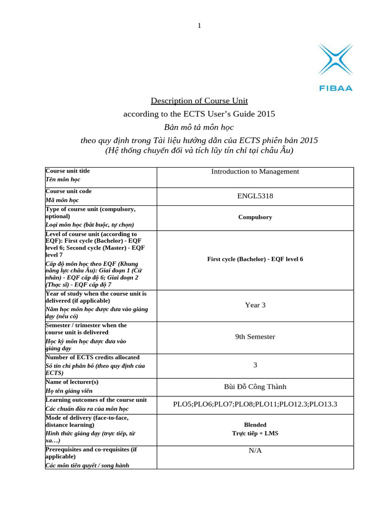 Introduction To Management - EnGL5318 (2) CLC | PDF