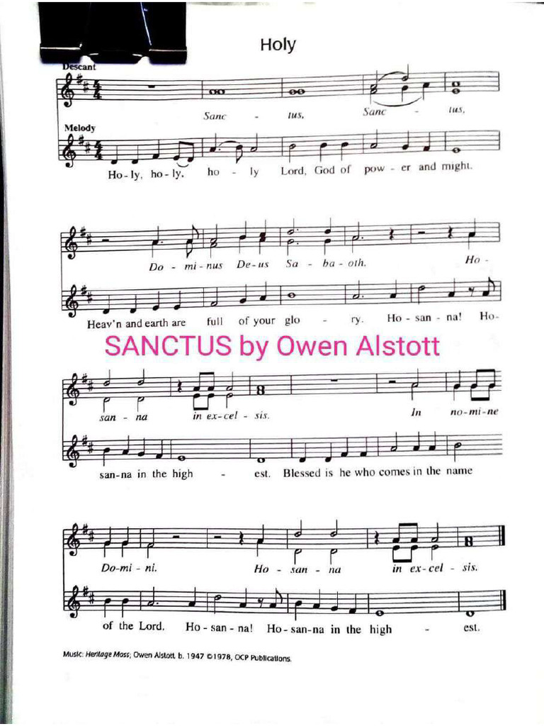Sanctus | PDF