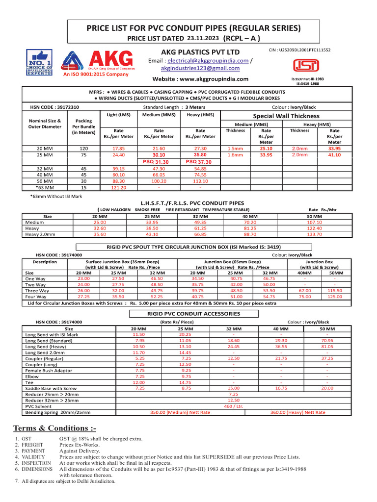 AKG Price List | PDF