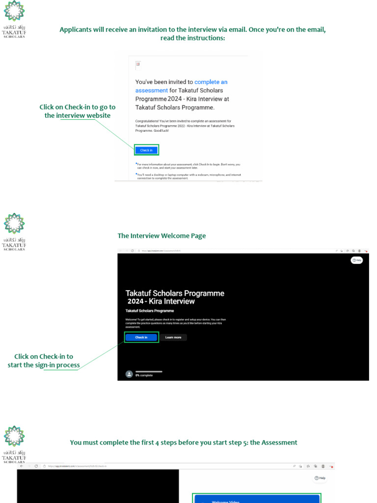 KIRA Interview Instructions | PDF