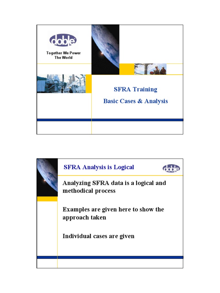 SFRA Training: Basic Cases & Analysis | PDF