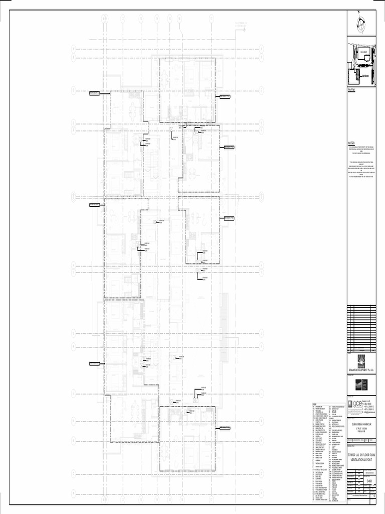 Dch-4156368-Gce-Drg-Cd-M-Pl-0034-Tower LVL 21 Floor Plan | PDF