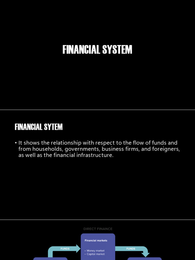 Financial System | PDF | Finance & Money Management