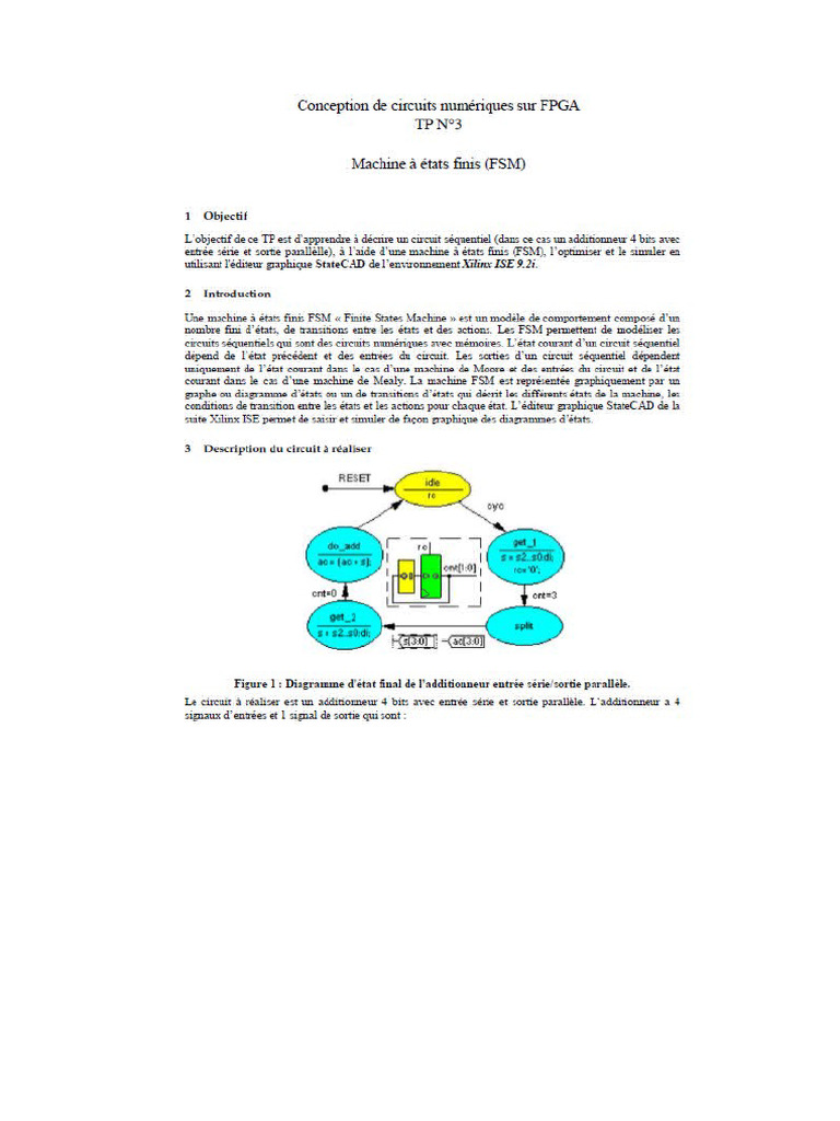 Tp03 Conception Circuit FPGA | PDF