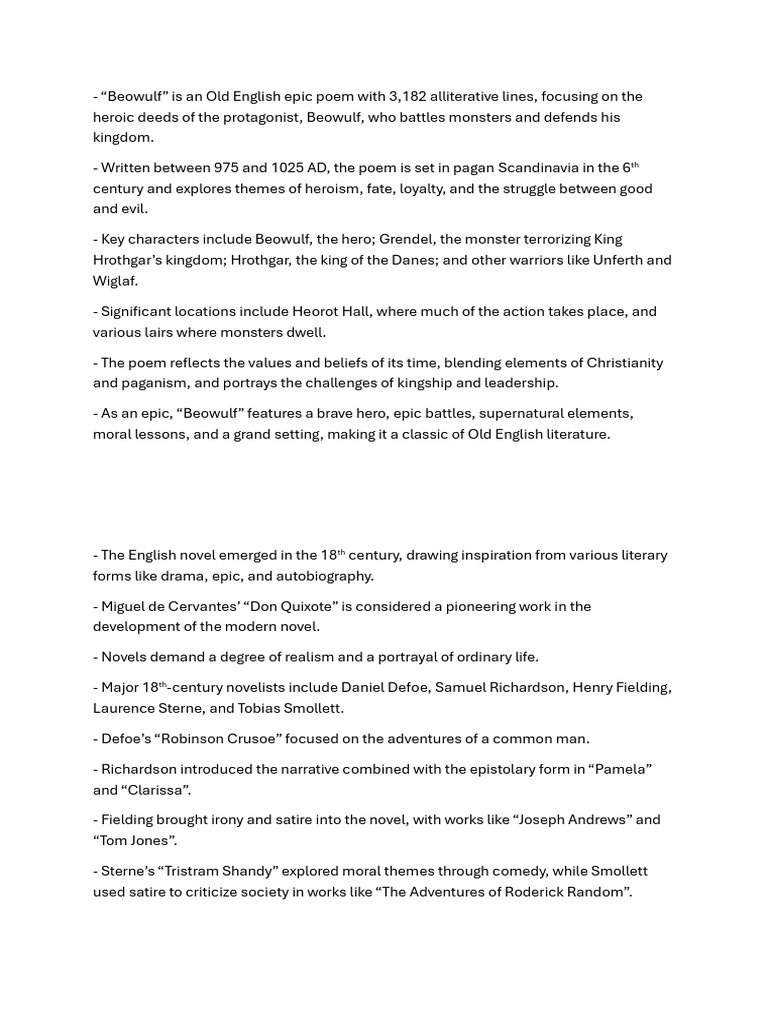 Lit. Beowulf | PDF