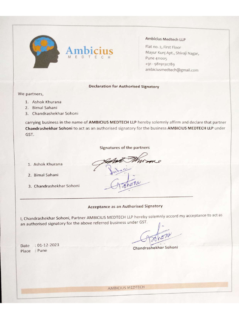 GST Declaration | PDF