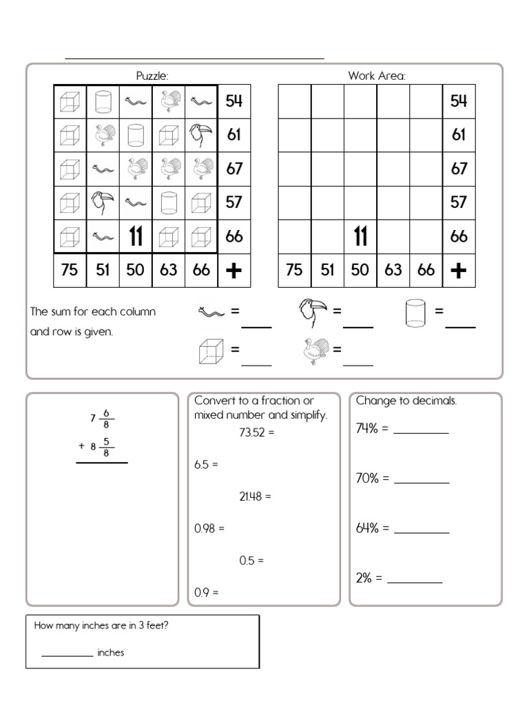 MathWorksheetsGrade6 10 28 | PDF