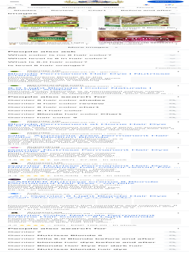 Garnier 8 Hair Color - Google Search | PDF | Blond | Hair Color